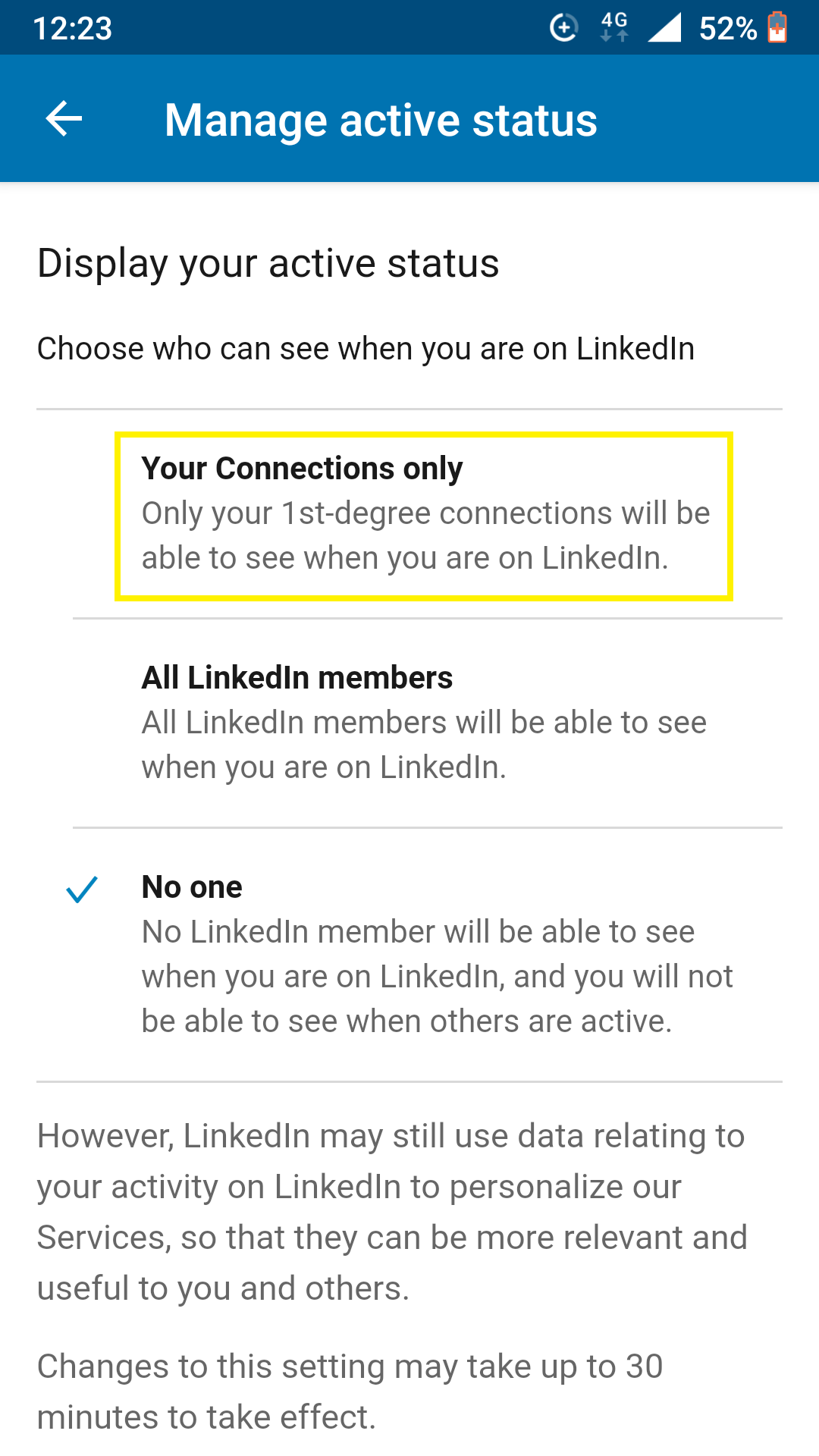 How to Manage Active Status on LinkedIn