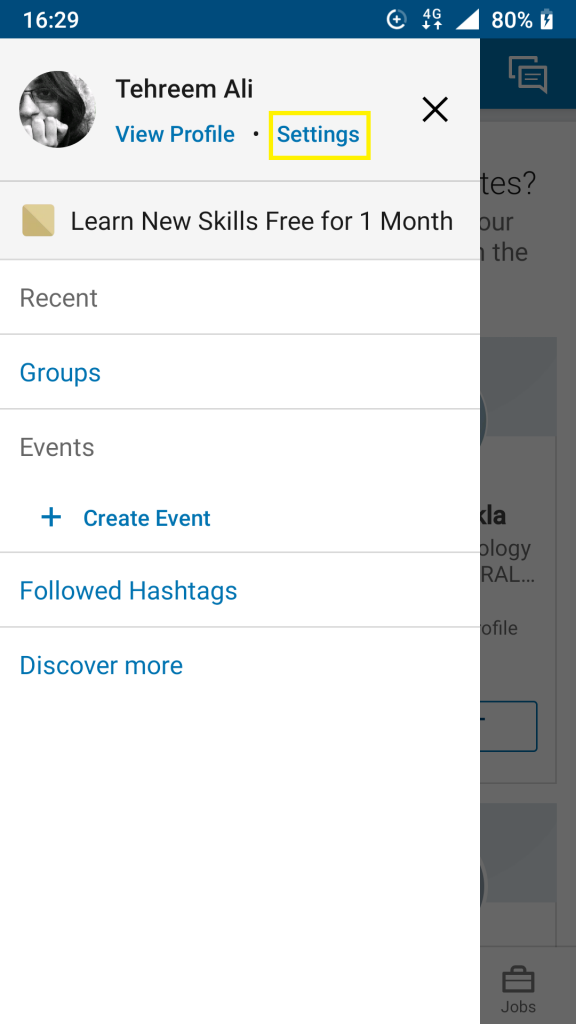 Clearing Your Search History in LinkedIn