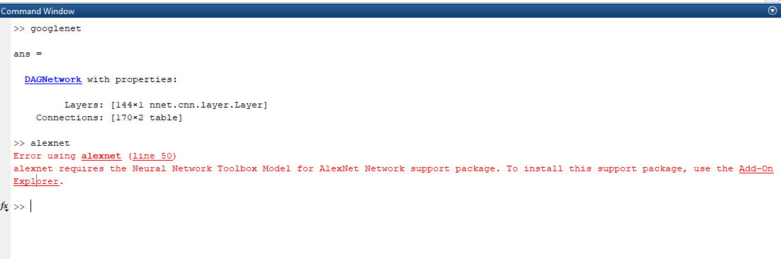 How to Install GoogleNet Network on MATLAB
