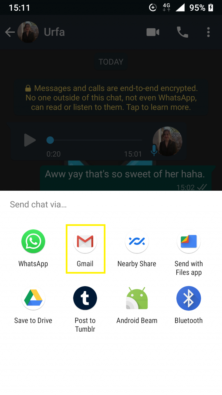 How to Save WhatsApp Chats