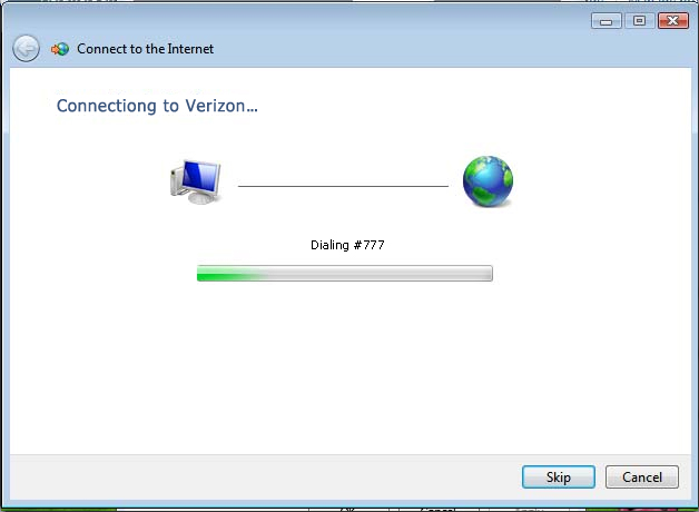 Use Verizon EVDO Device without VZAccess Manager